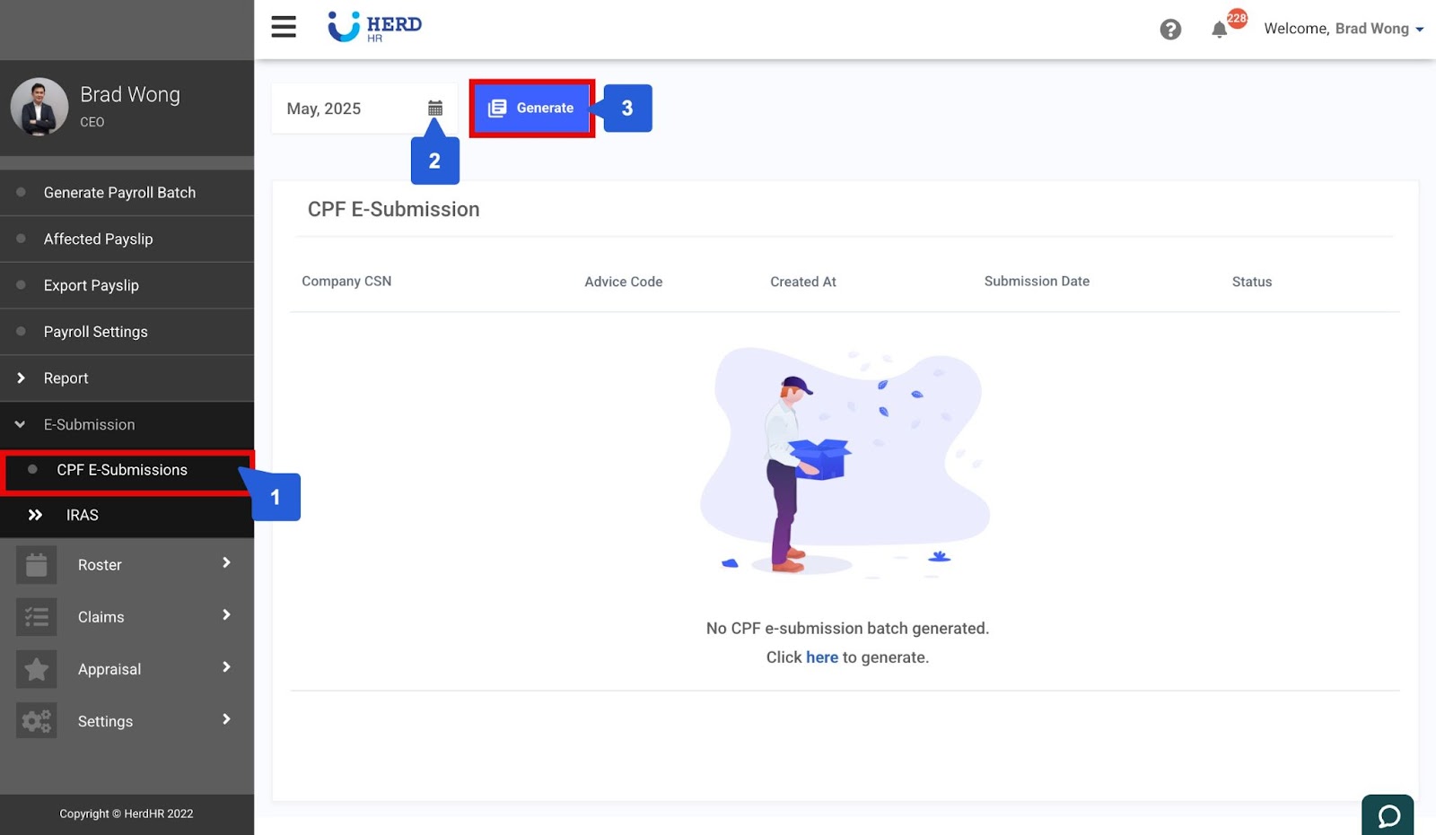 SG 7.9: How to perform CPF E-Submission – HerdHR