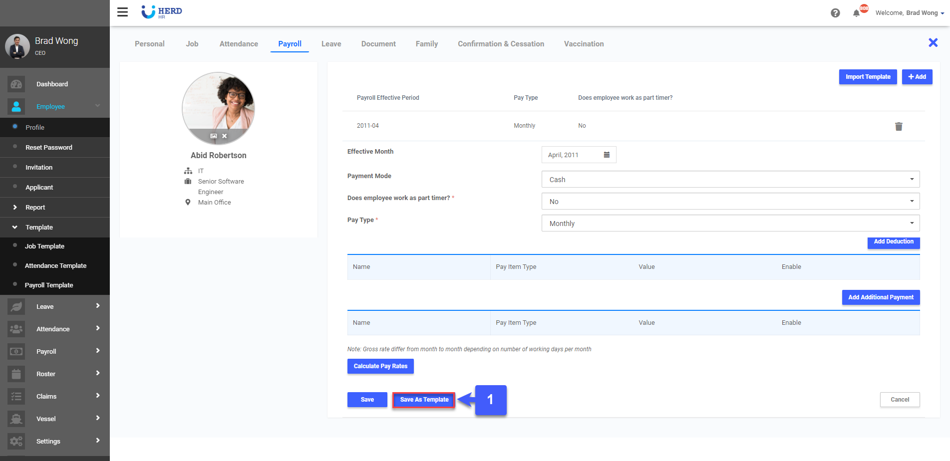 MY 2.11: How to Create and Apply Payroll Template – HerdHR